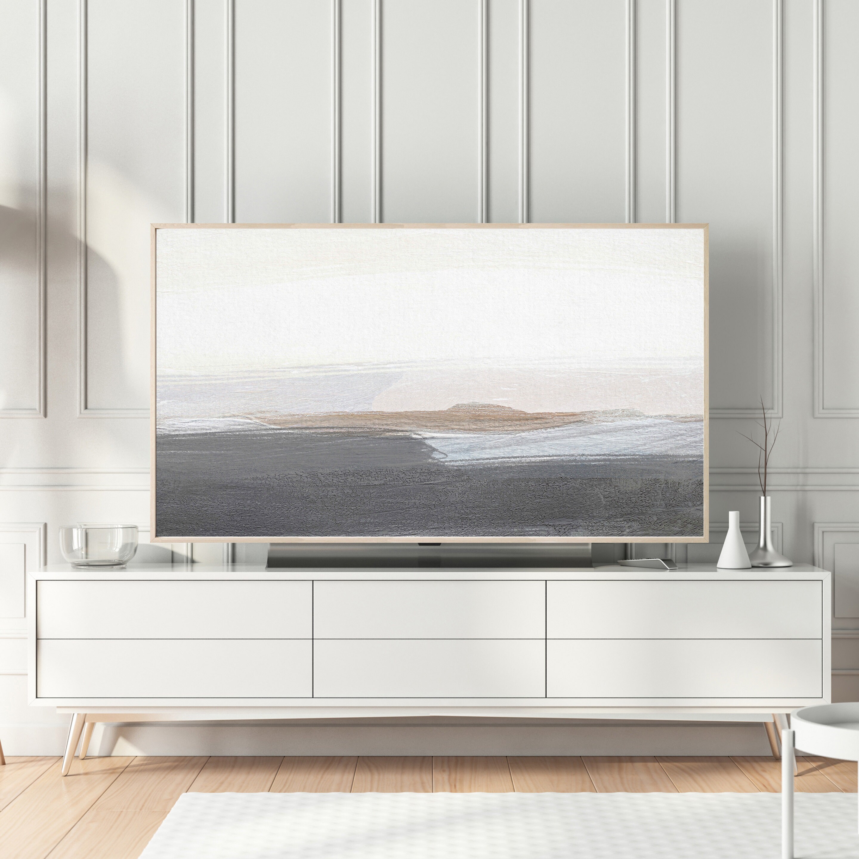 Samsung Frame TV Art Neutral Abstract Frame TV Artwork Soft - Etsy