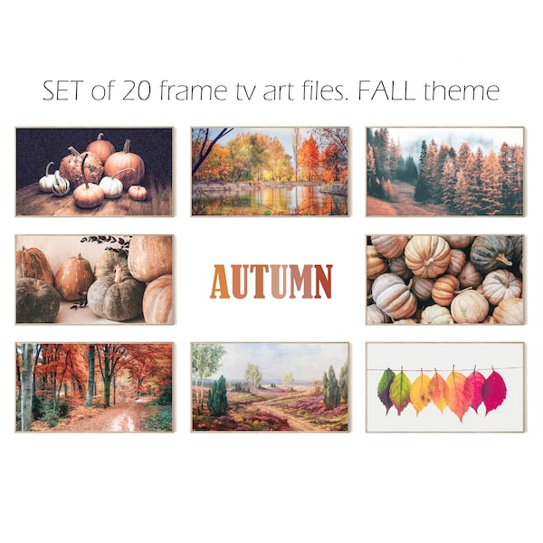 Frame Tv Art Fall - Etsy