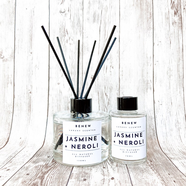 Reed Diffuser, Jasmine and Neroli, Home Fragrance, Diffuser Oil, Luxury Scents - Etsy