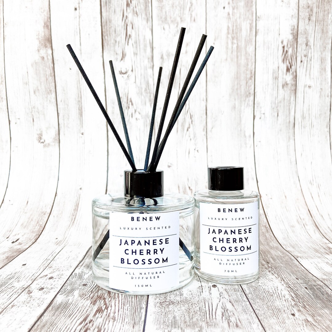 Reed Diffuser, Japanese Cherry Blossom, Home Fragrance, Diffuser Oil ...