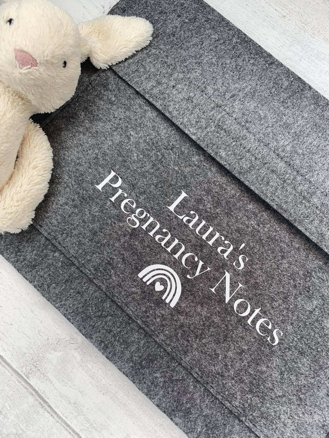 Personalised Pregnancy Notes IVF notes New Baby Gift Pregnancy ...