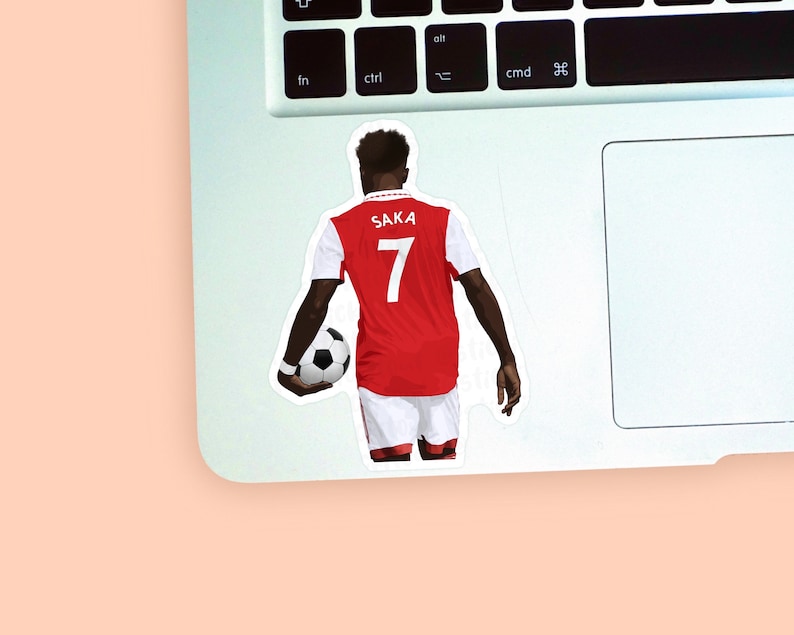 Bukayo Saka Vinyl Sticker Arsenal Sticker Arsenal Gift - Etsy