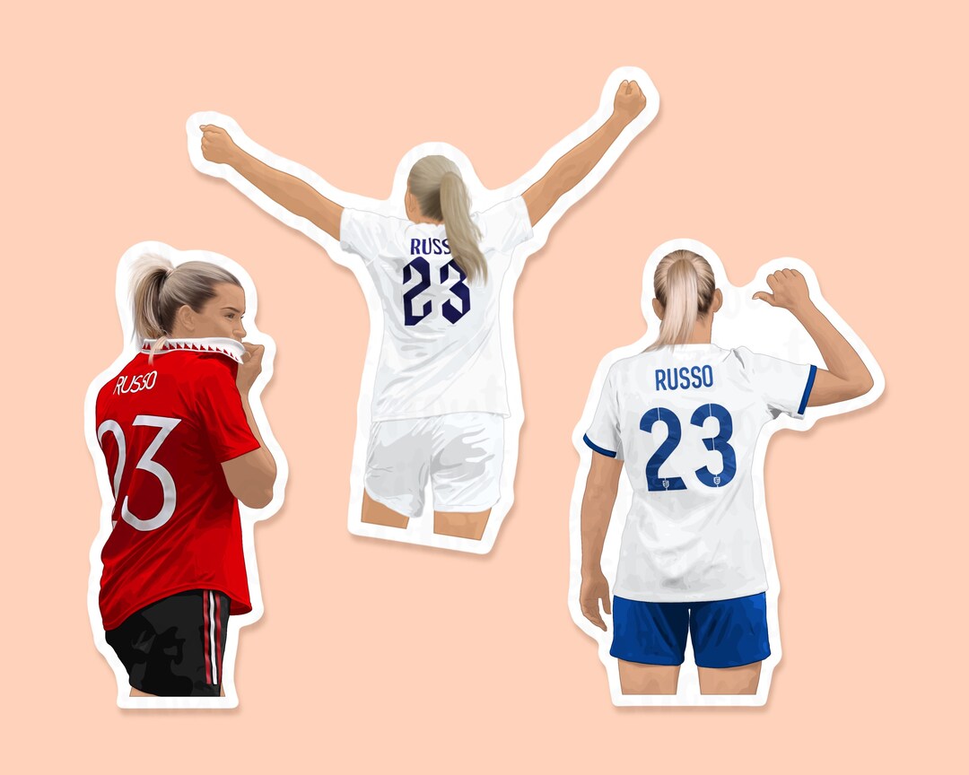 Alessia Russo Vinyl Sticker, England Lionesses Sticker, Lionesses Gifts ...