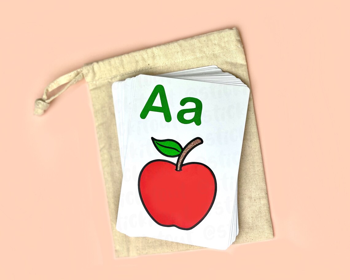 Tactile Alphabet Flashcards Educational Games Braille Gifts - Etsy UK