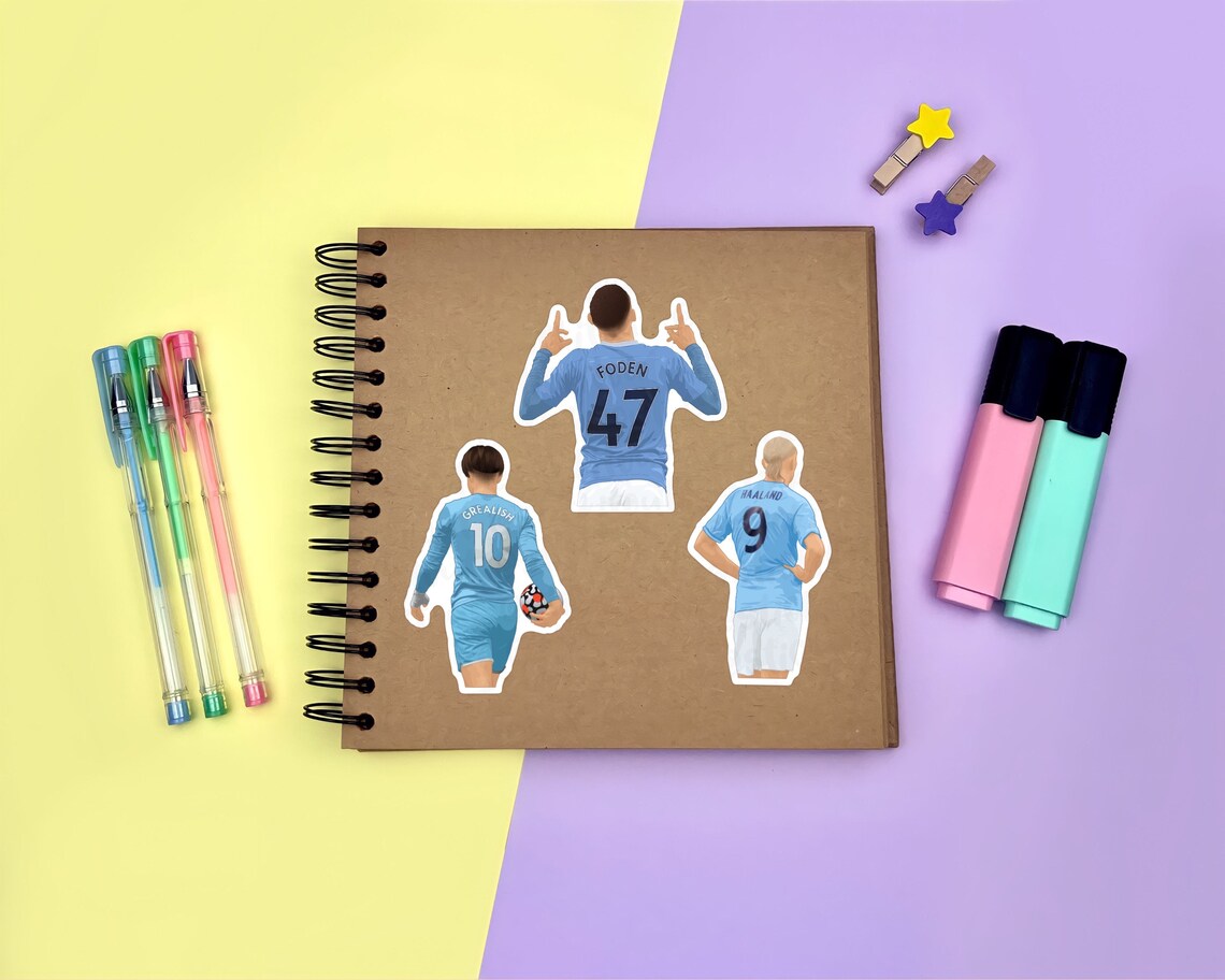 Phil Foden Vinyl Sticker, Manchester City Stickers, England Football ...
