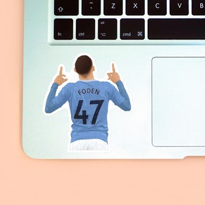 Phil Foden Vinyl Sticker, Manchester City Stickers, England Football ...