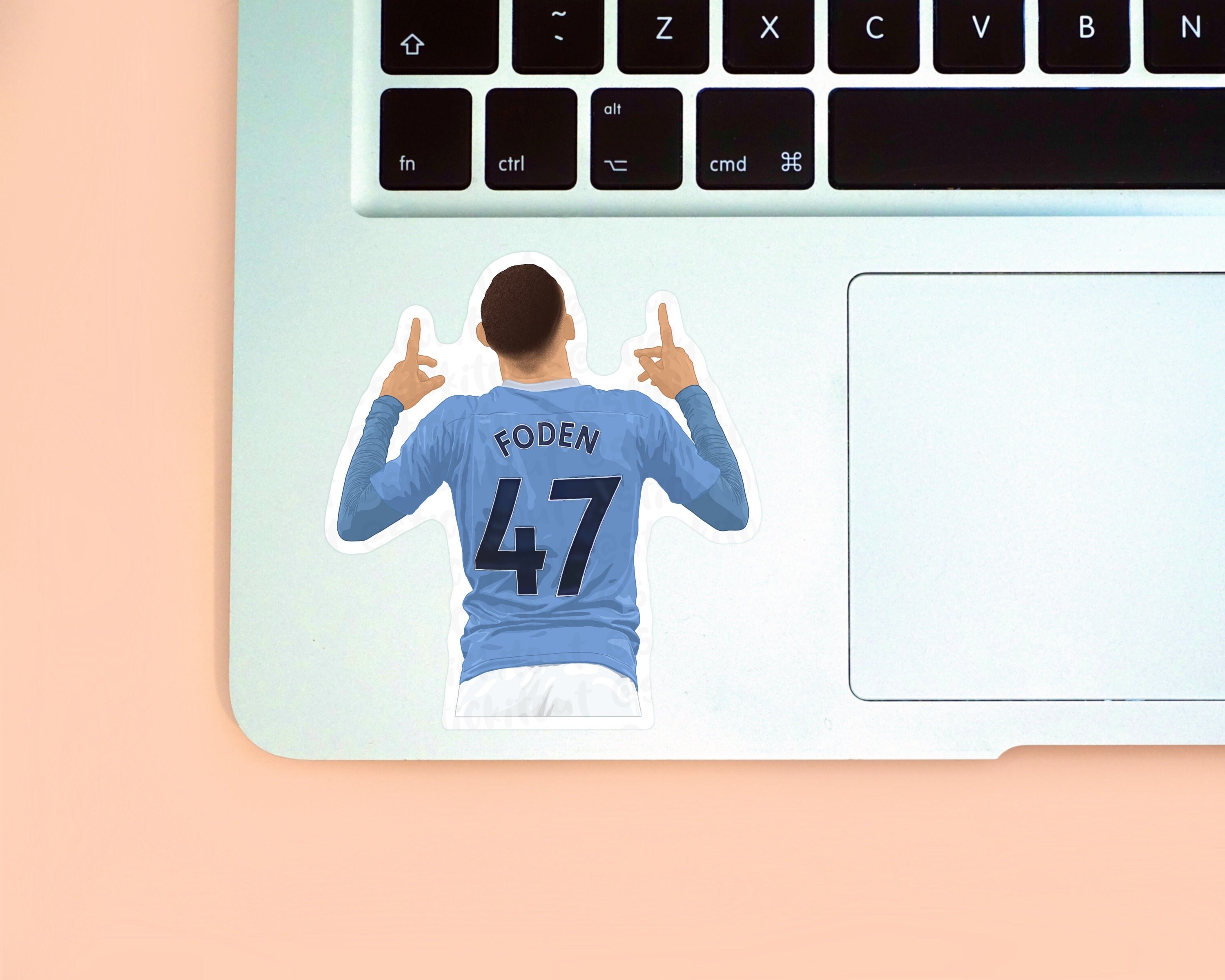 Phil Foden Vinyl Sticker, Manchester City Stickers, England Football ...
