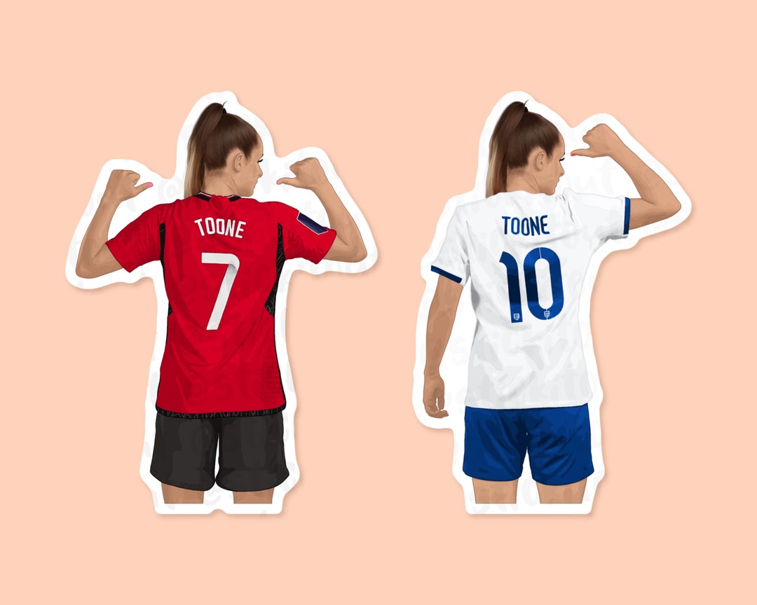 Ella Toone Vinyl Stickers, Womens Football Sticker, Man United Stickers ...