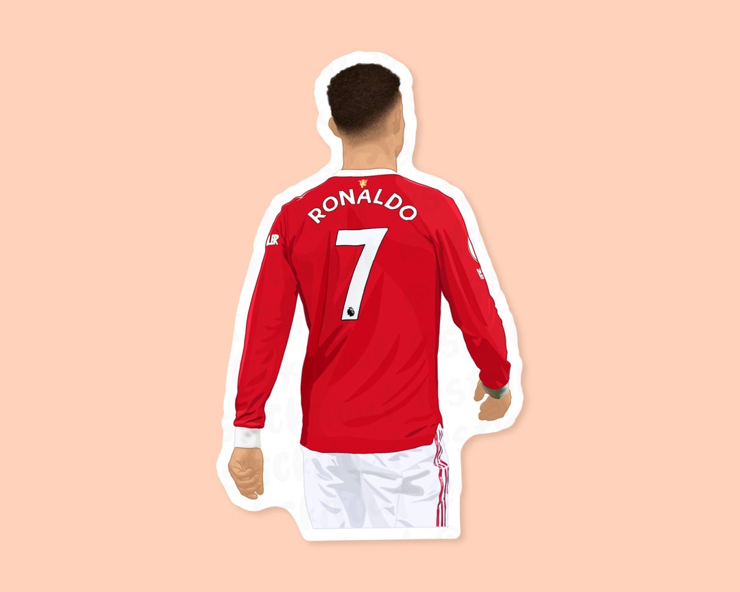 Cristiano Ronaldo Vinyl Sticker Manchester United Sticker - Etsy