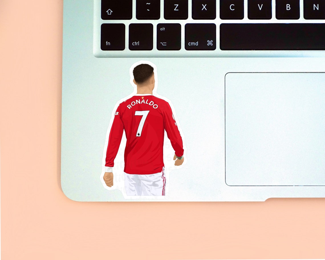 Cristiano Ronaldo Vinyl Sticker Manchester United Sticker - Etsy