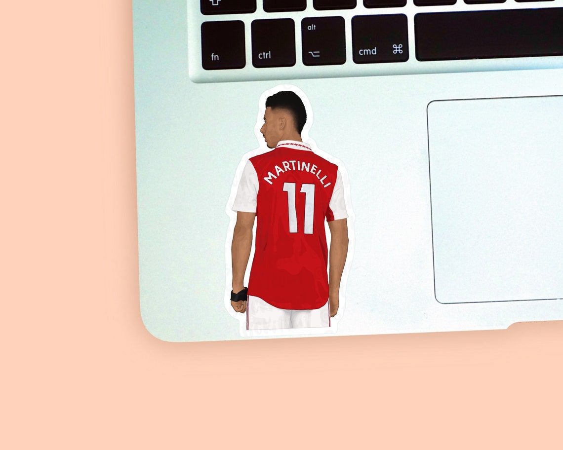 Gabriel Martinelli Vinyl Sticker, World Cup 2022, Premier League ...