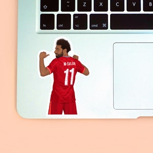 Mo Salah Vinyl Sticker, Liverpool Stickers, Liverpool FC Gifts, Premier ...
