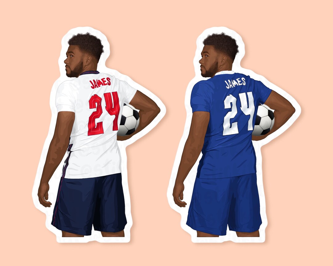 Reece James Vinyl Sticker, Chelsea Sticker, Chelsea FC Gifts, Champions ...