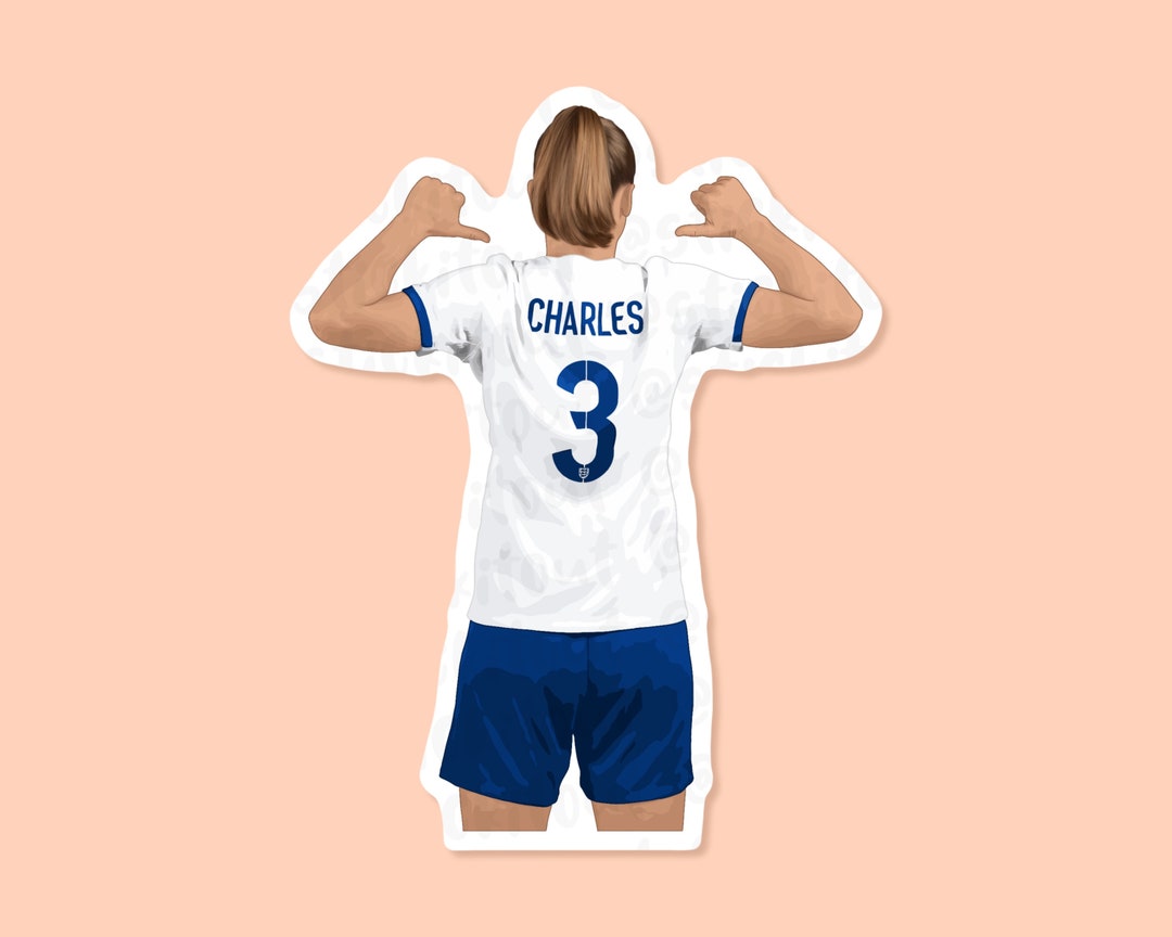 Niamh Charles Vinyl Sticker, England Lionesses Sticker, Lionesses Gifts ...
