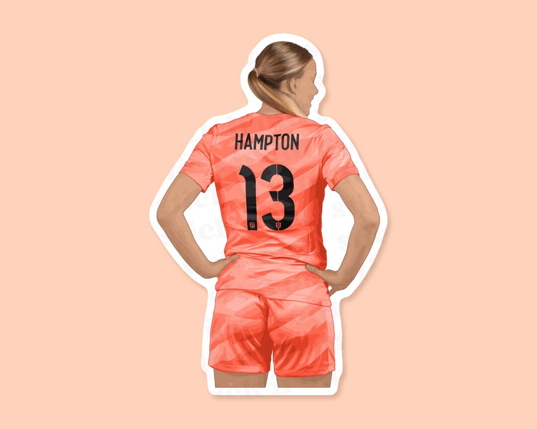Hannah Hampton Vinyl Sticker, England Lionesses Sticker, Lionesses ...
