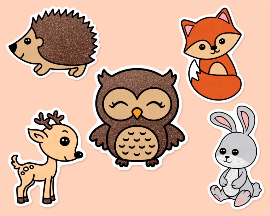 Woodland Creatures Tactile Stickers, Sensory Stickers, Tactile Stickers ...