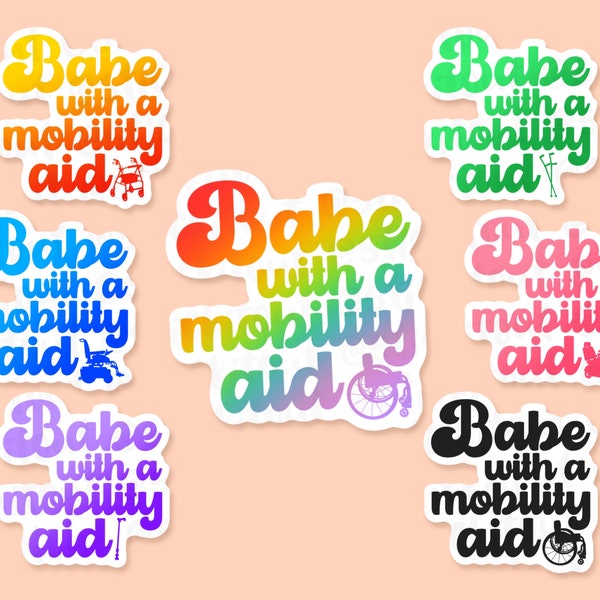 Mobility Aid Decals - Etsy