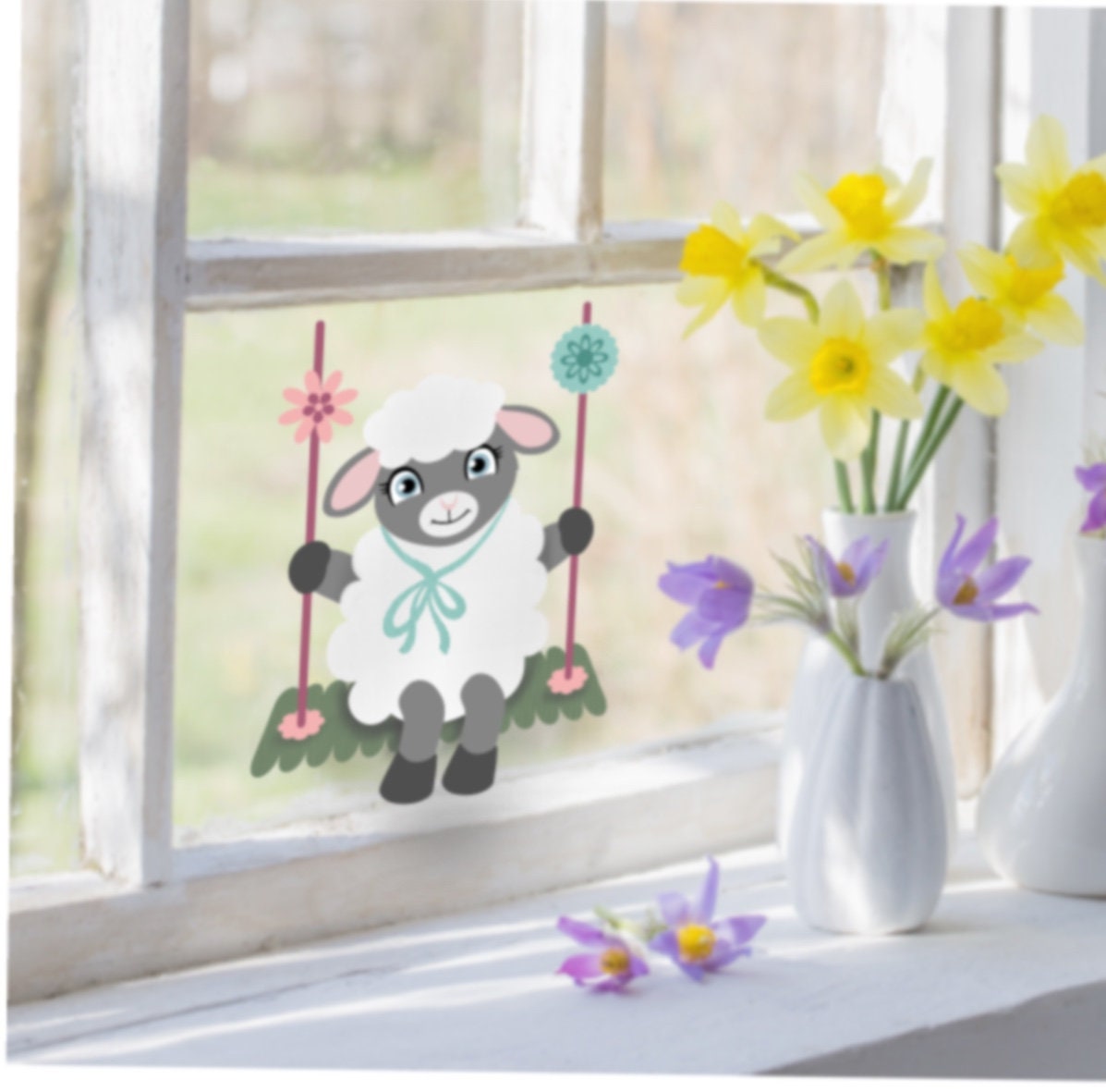 Craft Sheet Svg Bundle, Sheep, Spring, Basket, Easter Svg, Chick Svg ...