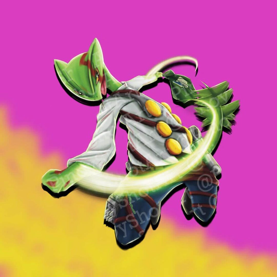 Levile Decal (levi / Sceptile) - Etsy