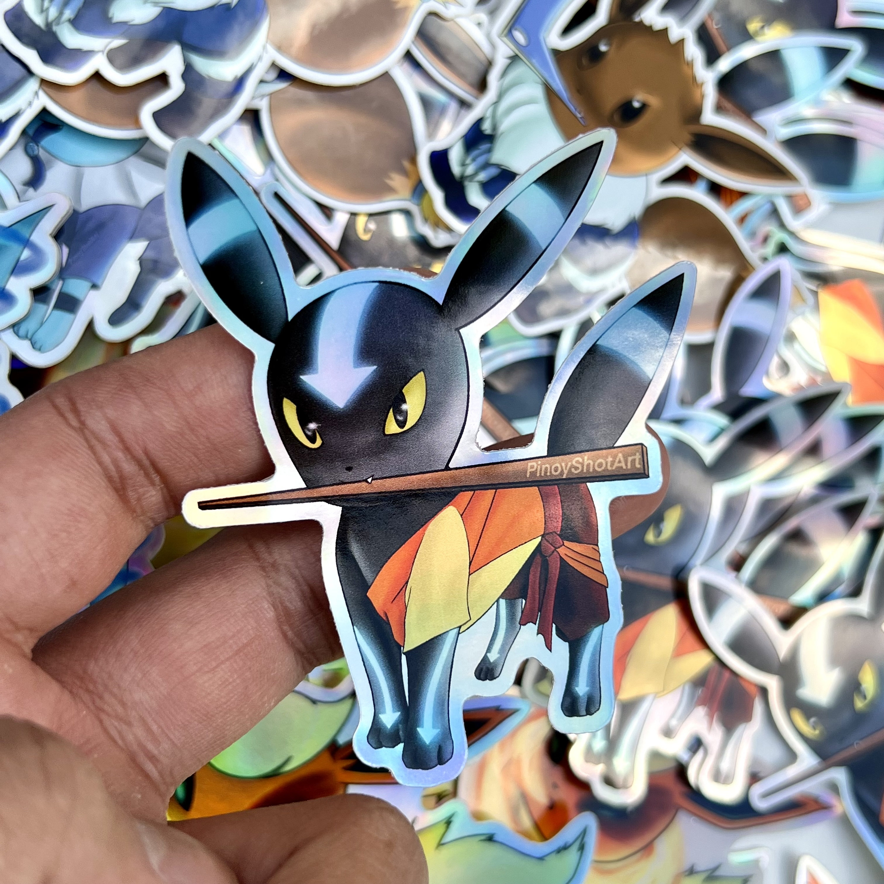 Eeveelution Avatar the Last Airbender Sticker Pack Mini Holographic - Etsy