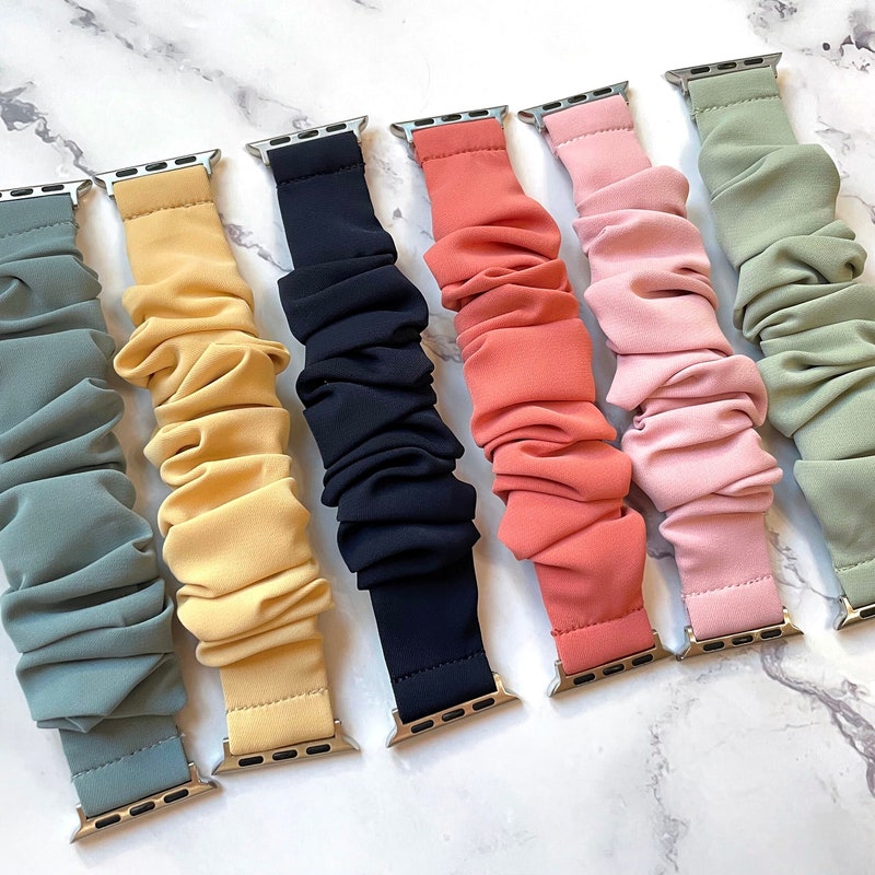 Scrunchie Apple Watch Bands - Etsy