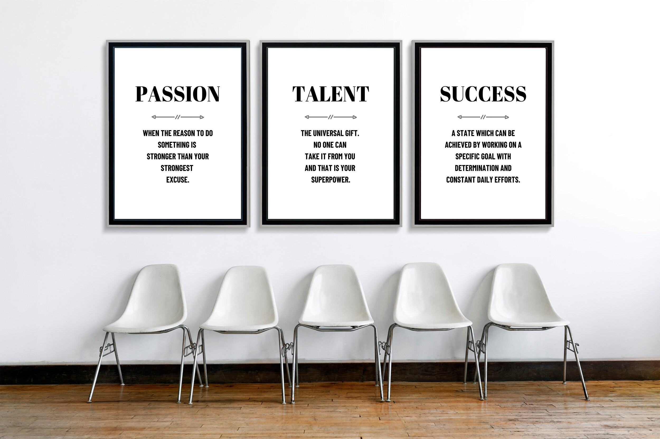 Mindset Quote, Inspirational Art, Success Office Decor, Motivational ...