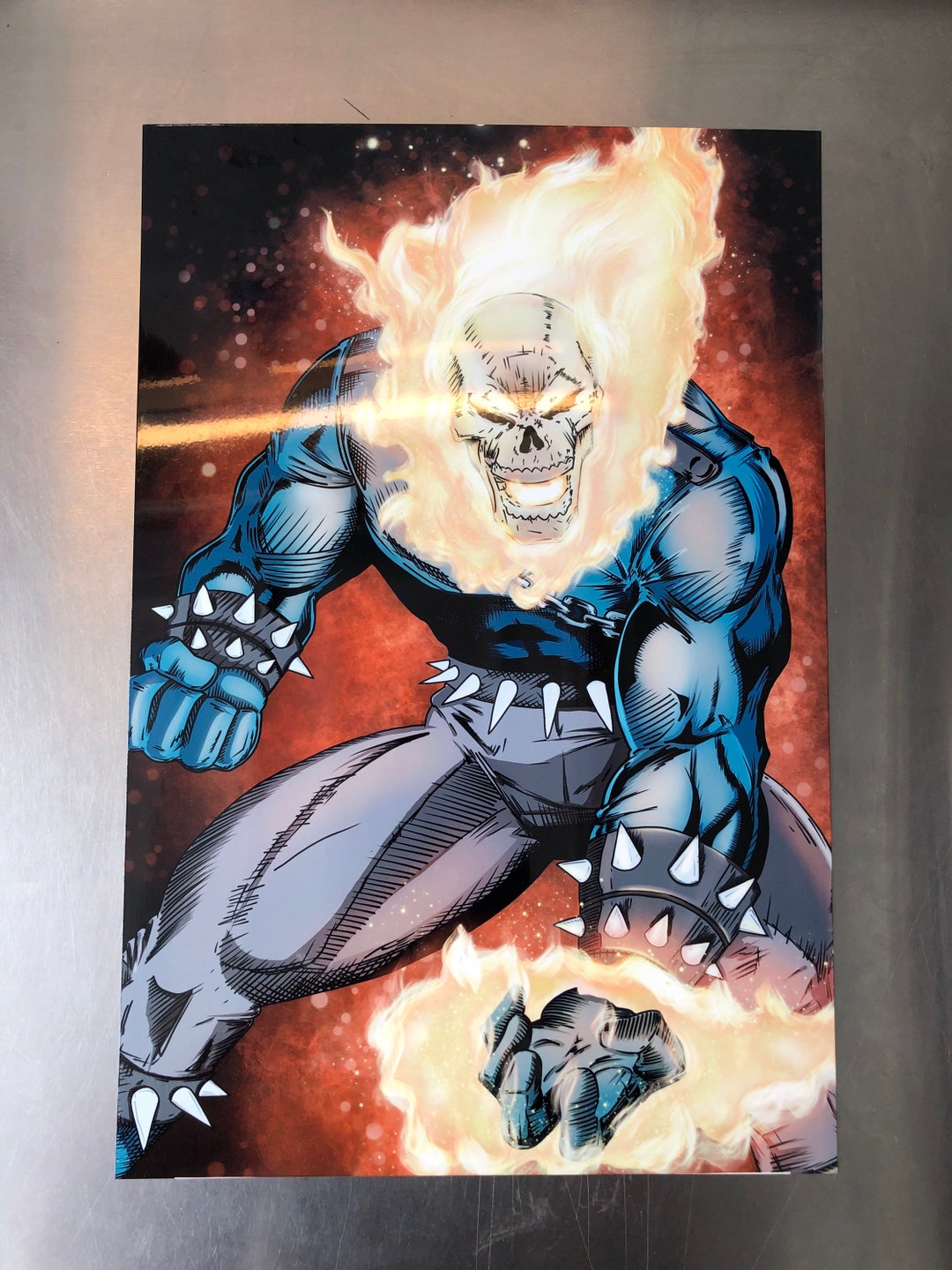 The Rider ! Ghost Rider METALLOPRINTS - Etsy