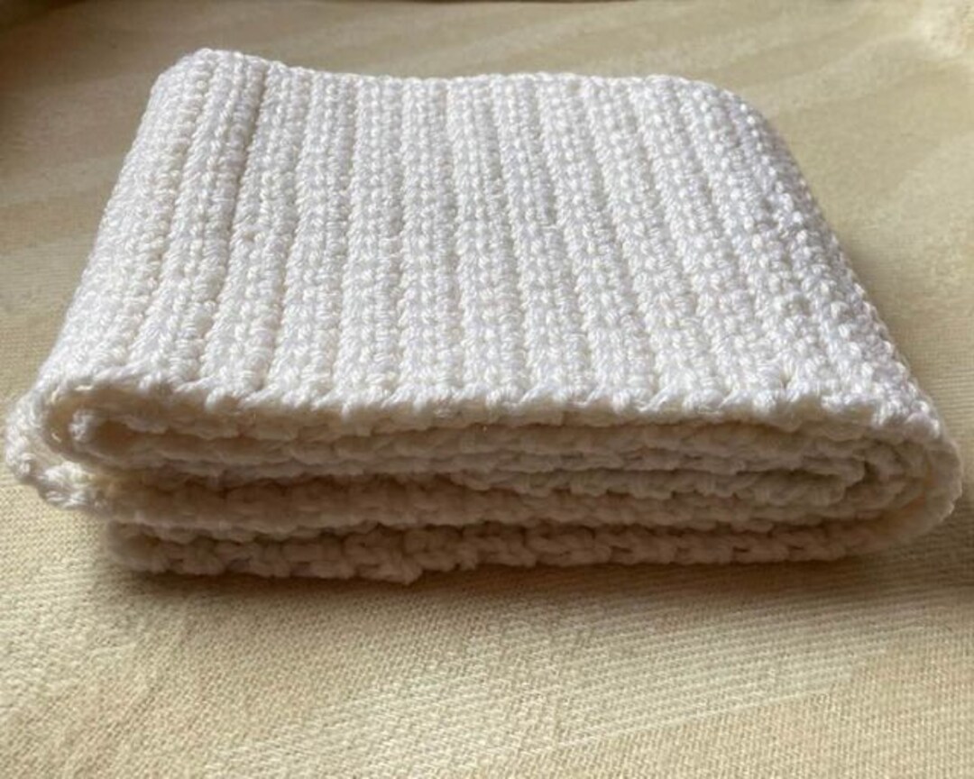 Long White Scarf, Creme Hand Crocheted Scarf - Etsy