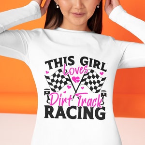 This Girl Loves Dirt Track Racing Svg, Racer Svg, Motocross Svg, Dirt ...