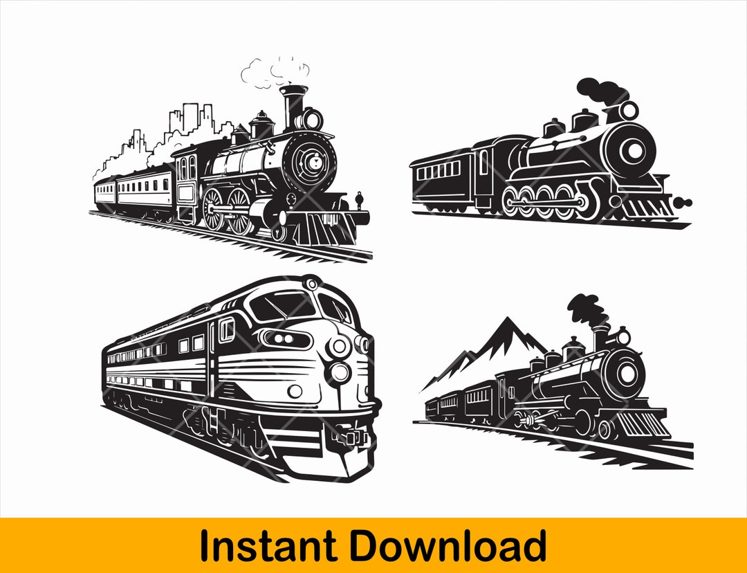 Train Svg, Train Clipart Svg Png, Train Svg Cut File, Train Vector Svg ...