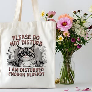 Grumpy Cat Do Not Disturb Sign: Funny Cat Quote PNG (digital Download ...