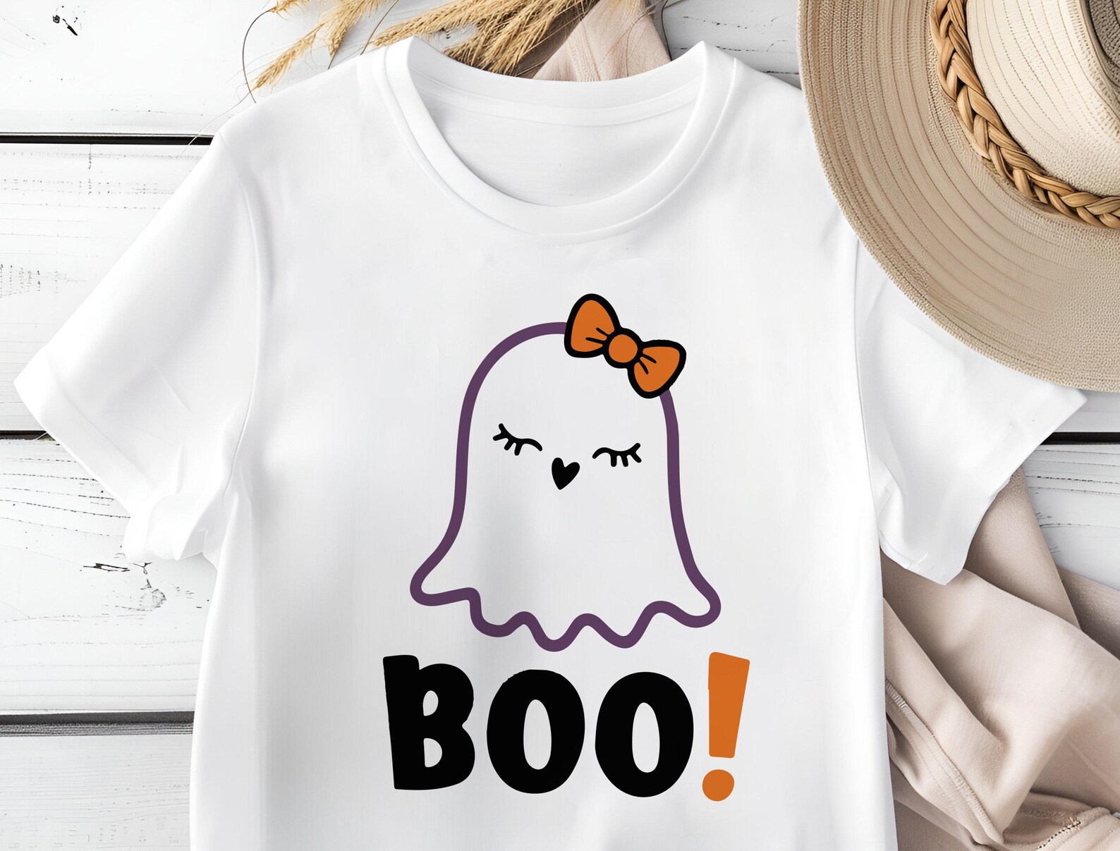 Halloween Boo Cute Ghost Svg Png, Adorable Ghost Design, Spooky Cute ...