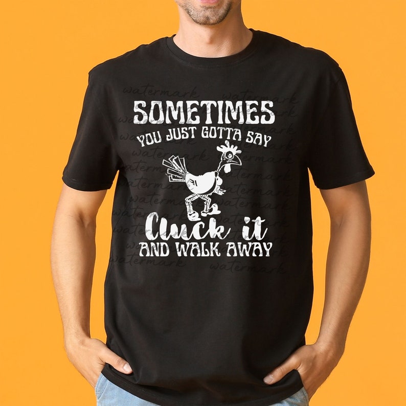 Cluck IT Funny Chicken Svg Farm Animal Svg Farm Life Svg | Etsy