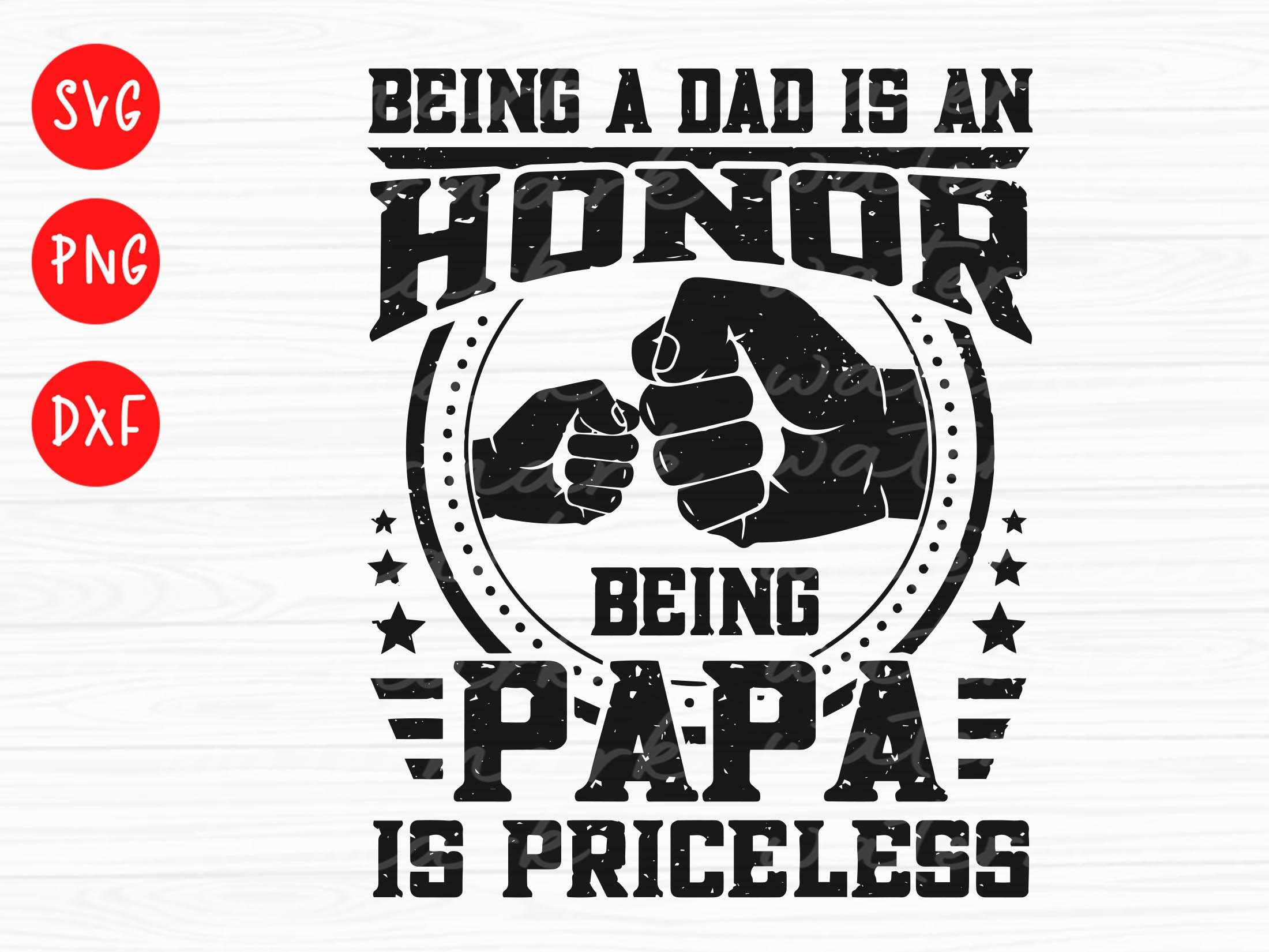 Fathers Day Svg Honor Dad Svg Being A Dad is an Honor Being - Etsy
