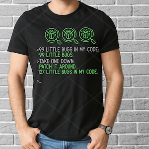 99 Little Bugs in the Code Software Engineer Programmer Svg, Nerd Svg, Coding Svg - Etsy