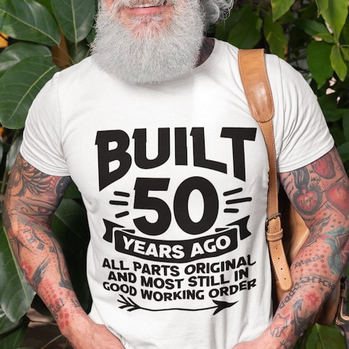 Funny 50th Birthday Svg Gift Saying Age 50 Year Svg | Etsy