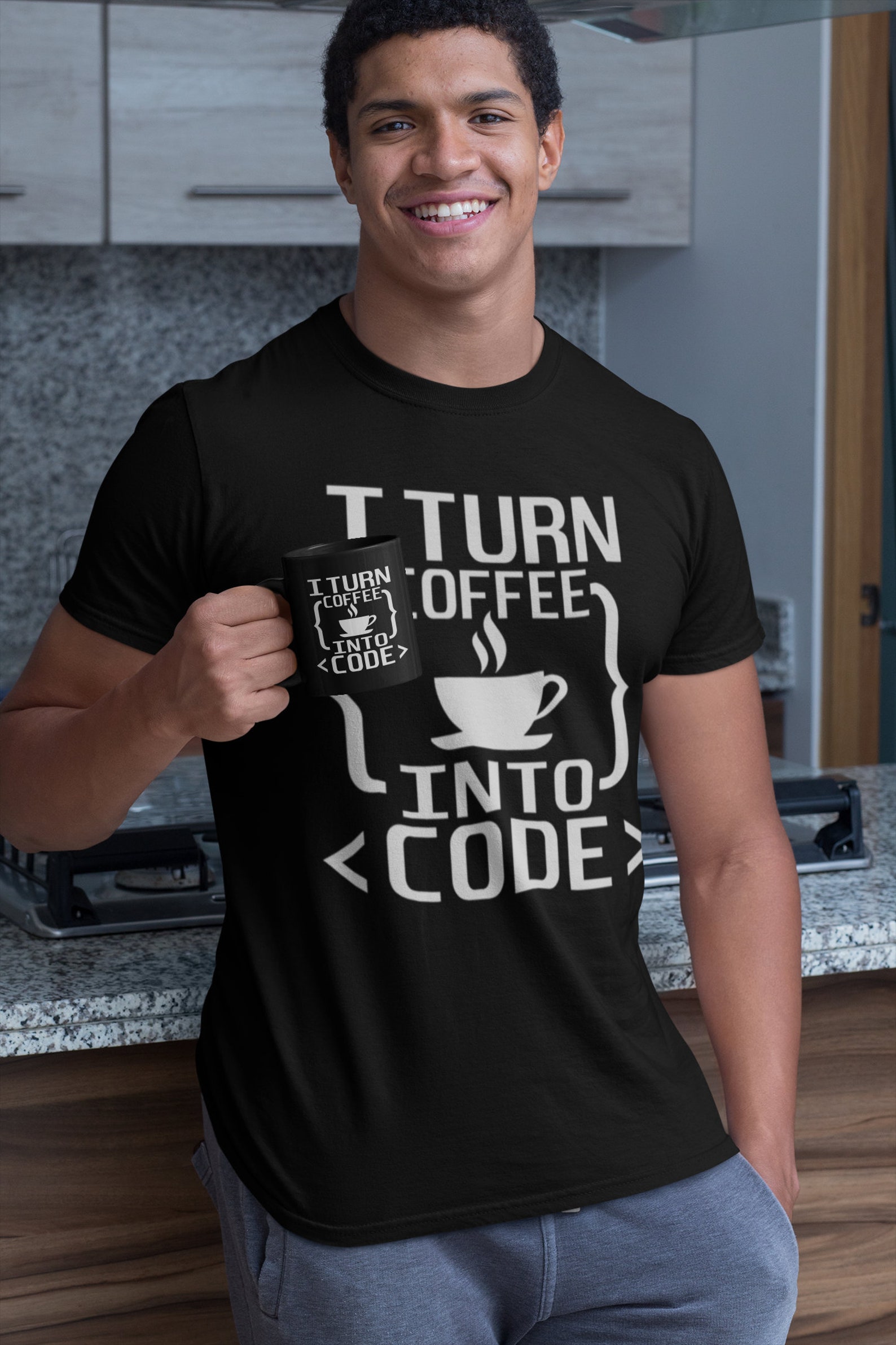 I Turn Coffee Into Code Svg Funny Computer Programmer Coding - Etsy
