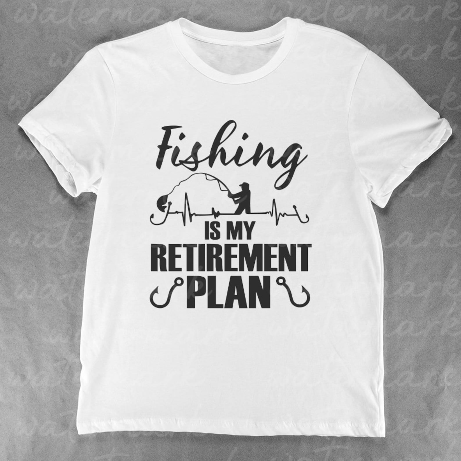 Fishing is my Retirement plan SVG I plan to fish svg cut | Etsy