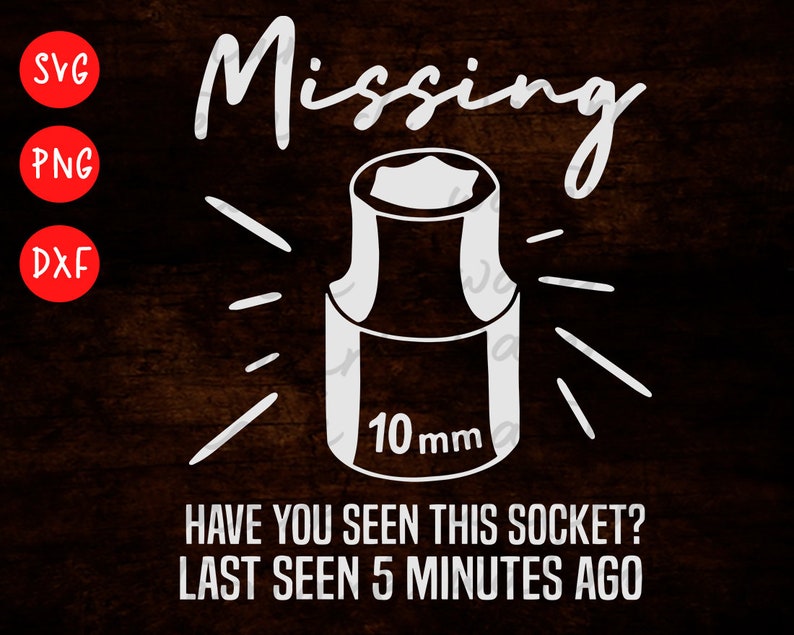 Car Mechanic Svg Missing 10MM Socket Svg Mechanic Svg Auto - Etsy Canada