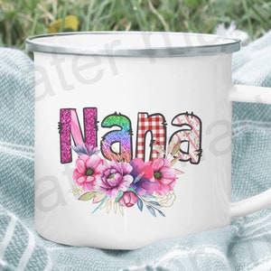 Nana Sublimation Designs Downloads, Nana PNG With Flowers, Nana Png, Blessed Nana Png, Flower ...