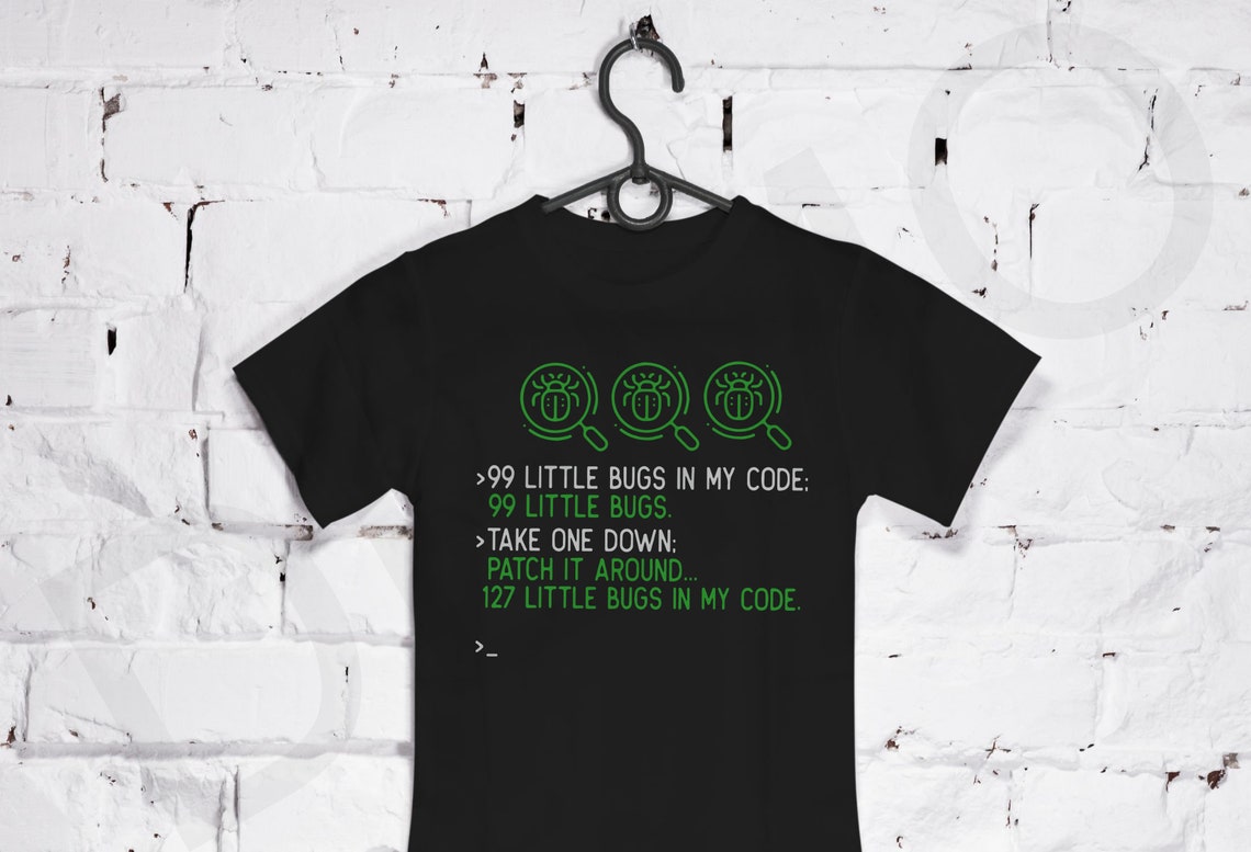 99 Little Bugs in the Code Software Engineer Programmer Svg - Etsy
