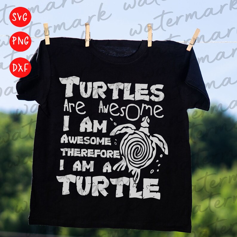 Turtles Are Awesome I Am a Turtle Svg Turtle Png - Etsy
