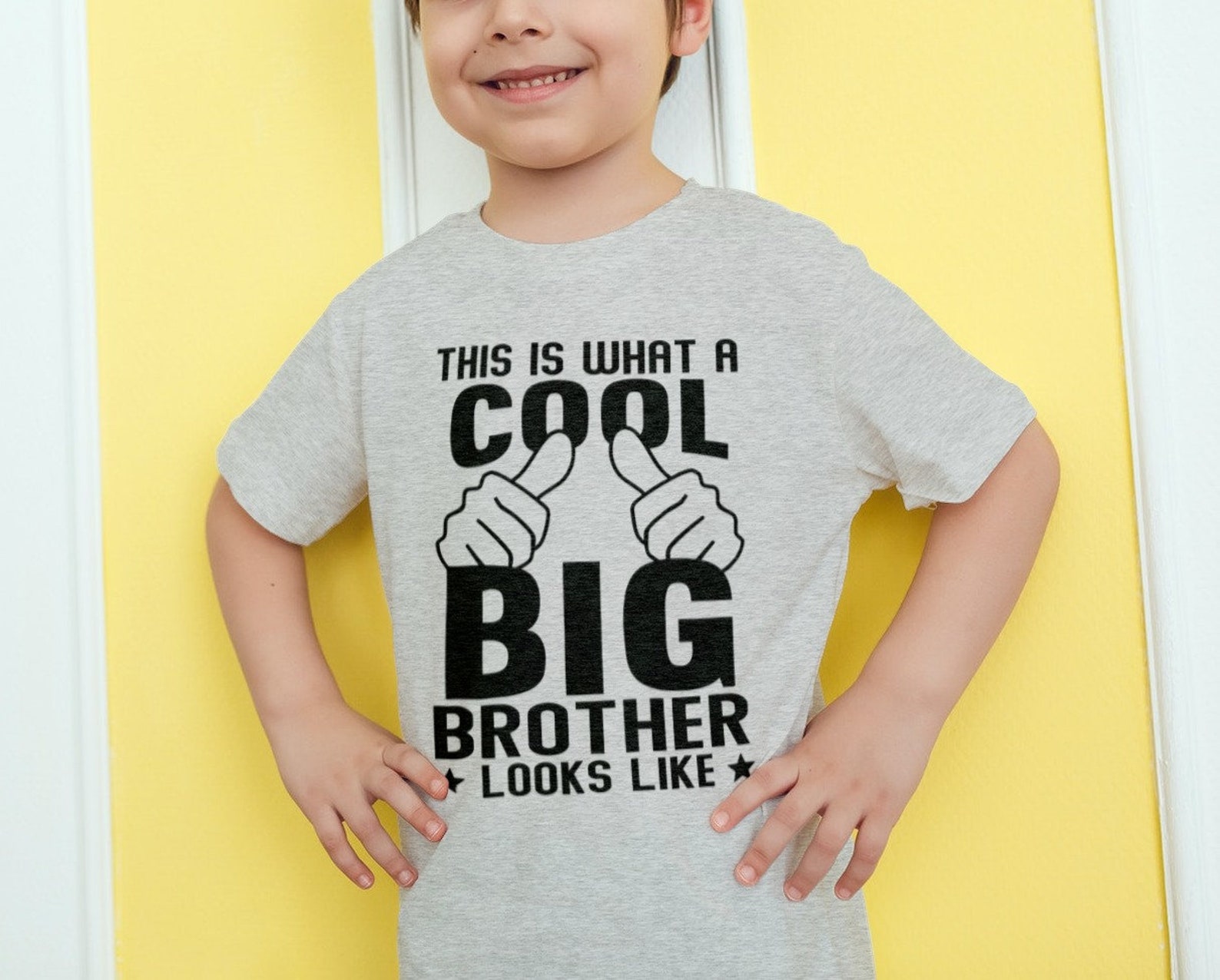 Big Brother Svg This is What A Cool Big Brother Looks Like | Etsy