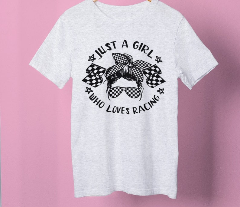 Racing Svg Racing Life Svg Just a Girl Who Loves Racing Svg - Etsy