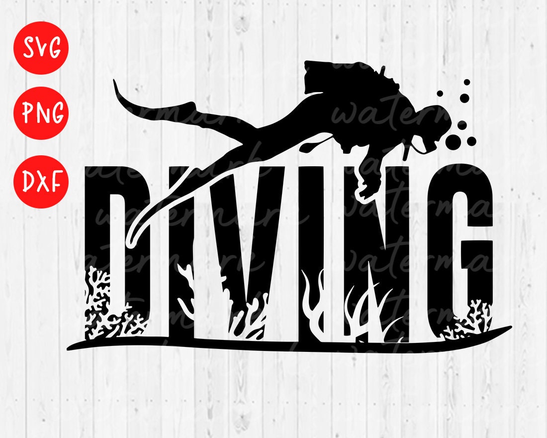 Scuba Diving Svg Dive Diver Tank Sailing Sailor Fishing - Etsy UK