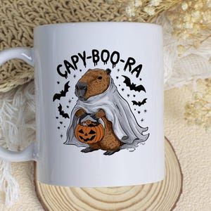 Capybara Halloween Ghost Png, Cute Capybara Sublimation, Spooky ...