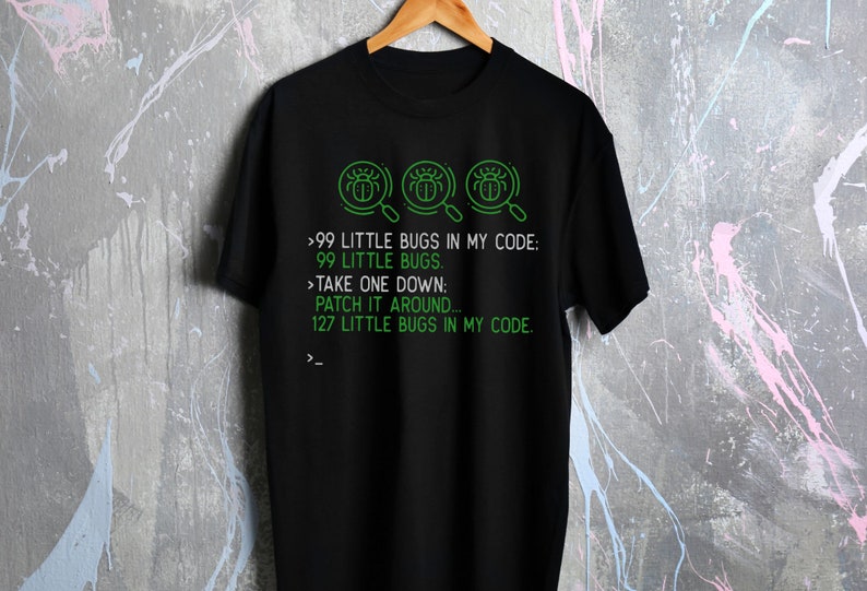 99 Little Bugs in the Code Software Engineer Programmer Svg - Etsy