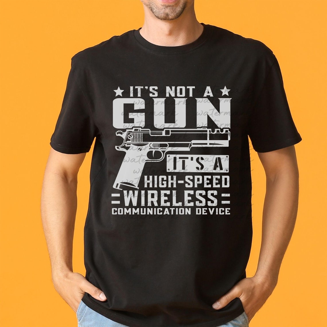 Its Not A Gun Svg Funny Its Not A Gun Weapon Svg Military | Etsy