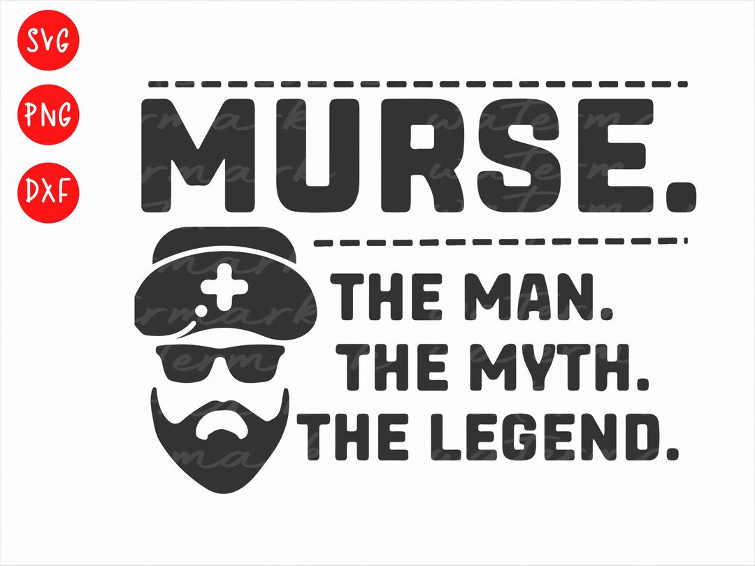 Funny Mens Funny Murse Svg Funy Nurse Svg Png Healthcare - Etsy