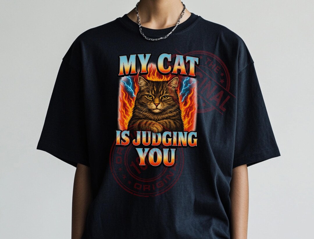 My Cat is Judging You PNG, Funny Cat Meme, Sarcastic Pet Digital ...